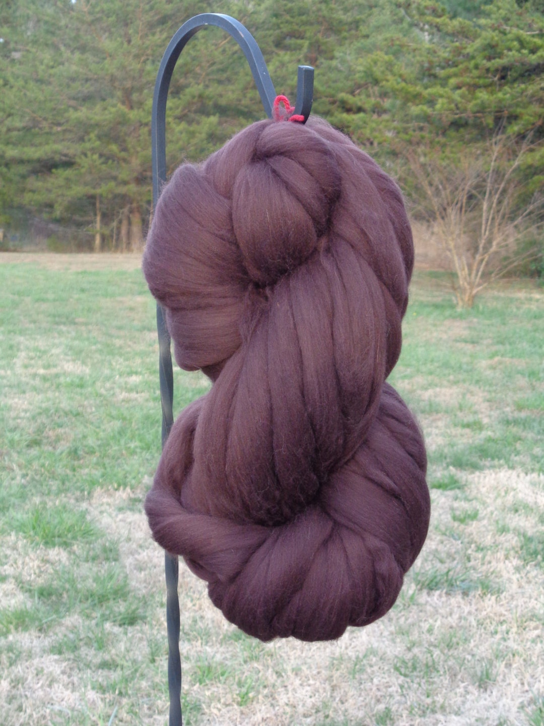 Dark Chocolate Brown Merino Wool Roving: Felting, Spinning, Knitting - Etsy
