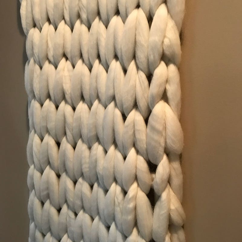 Knitted Wall Hanging - Etsy