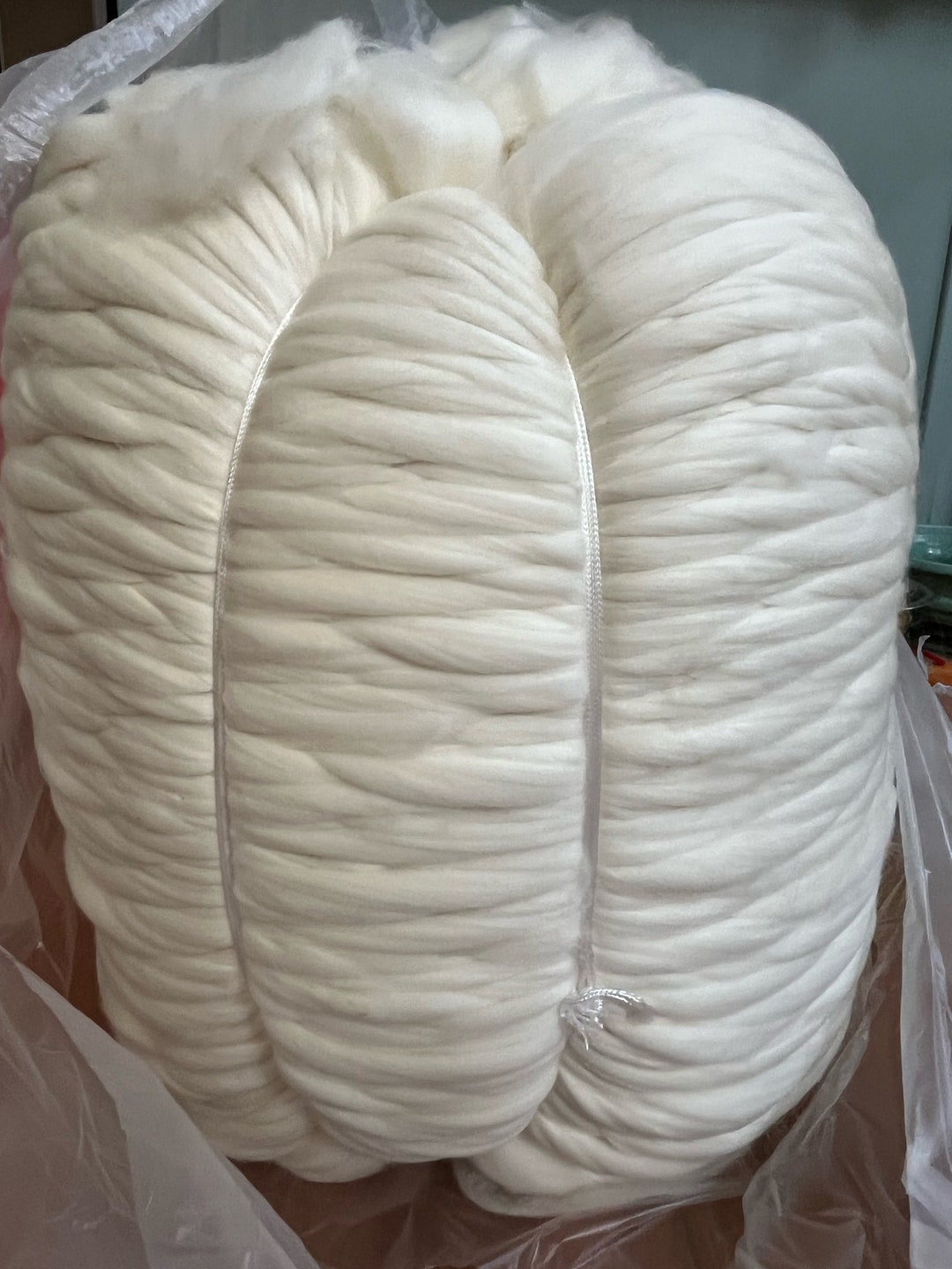 22 Lbs Bulk Superwash Merino Wool Roving: Soft White Spin Fiber - Etsy