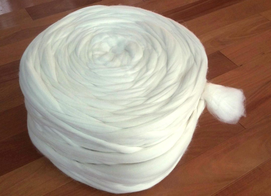 Wholesale 30 Lb Wool Roving Roll: Natural White Merino Fiber - Etsy