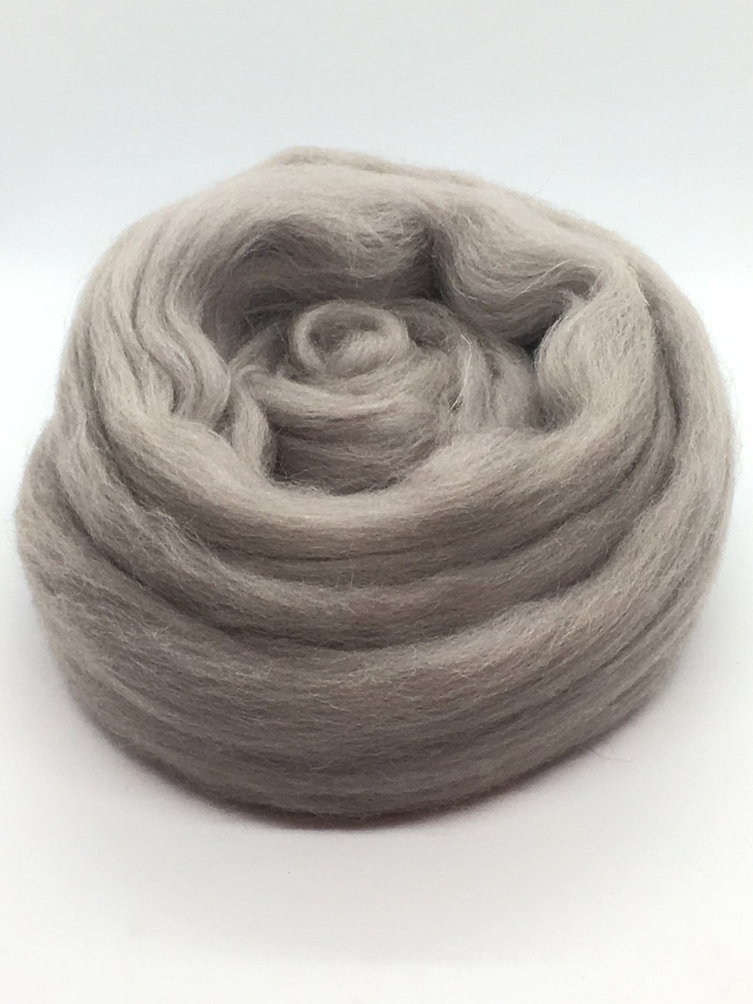 Silver Gray Merino Wool Top Roving: Felting & Spinning Fiber - Etsy
