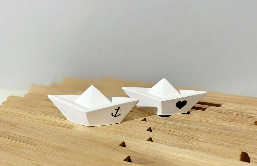 Boot Papierboot Herz Raysin Deko Dekoration Geschenk - Etsy.de