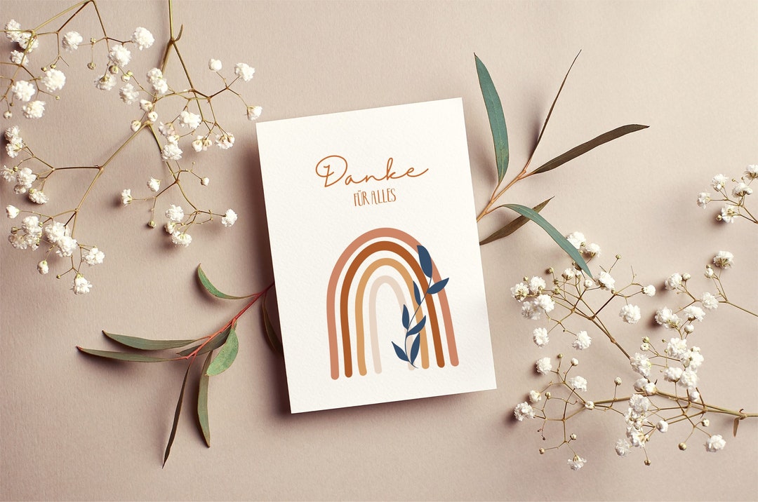 Postcard Thank You Greeting Card Thanks - Etsy