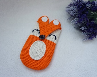 Pdf Pattern the Fox , Phone Holder, Phone Case, Cute, Tutorial PDF File ...