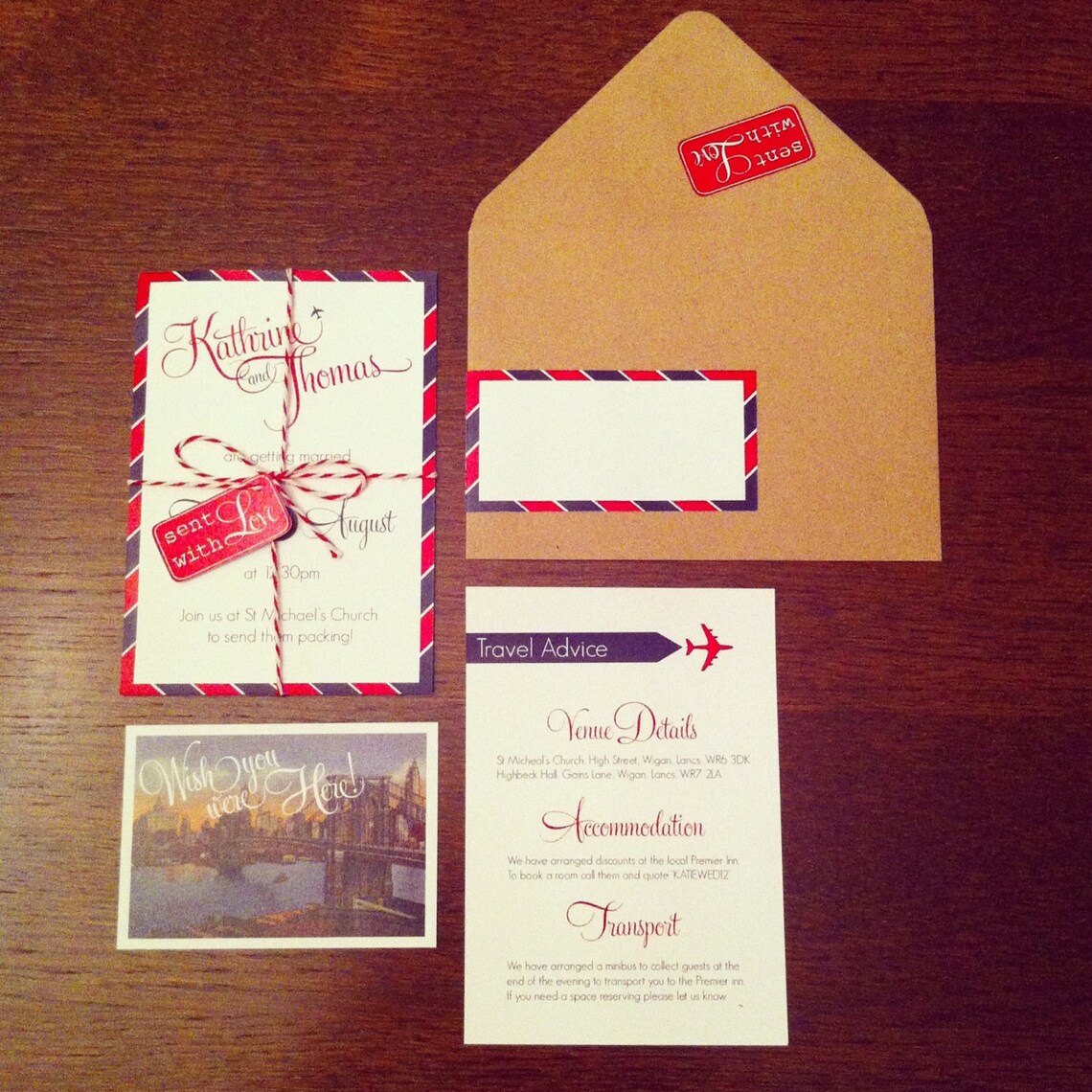 Travel Inspired Destination Wedding Invitation Template - Etsy