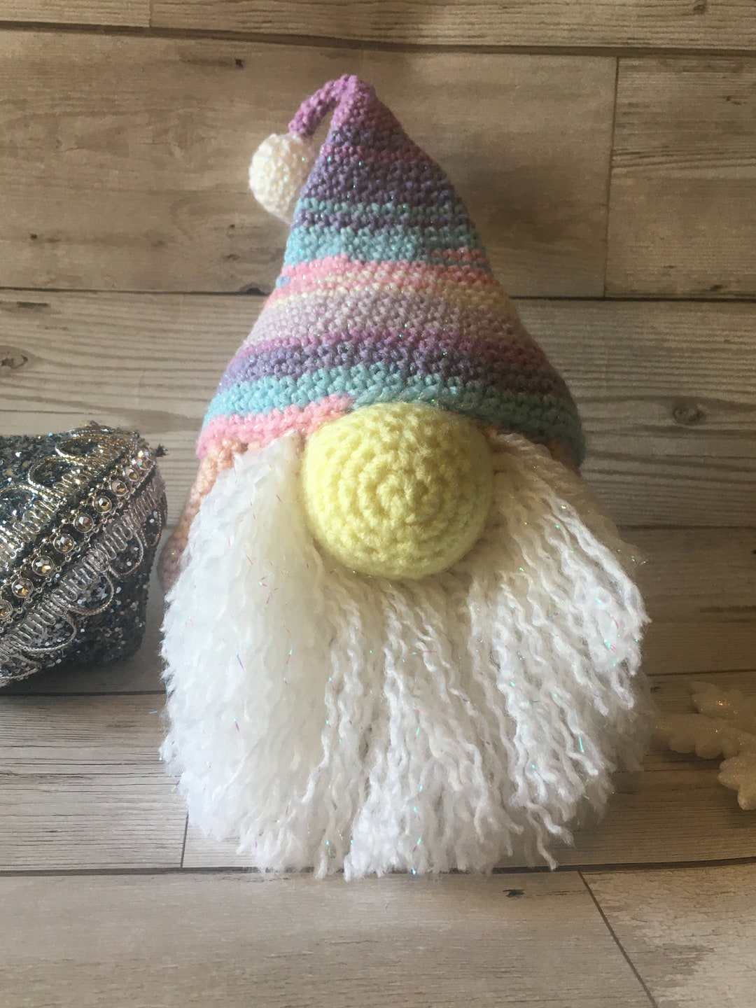 Pastel Rainbow Gonk Gnome Tomte, Home Decor, Gonk Decoration, Christmas ...