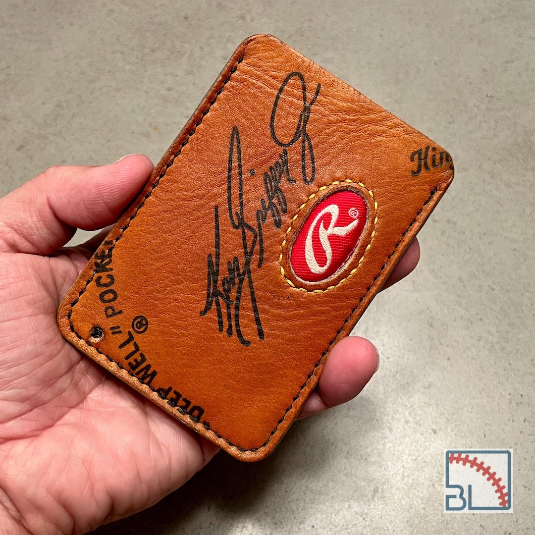Rawlings Ken Griffey Jr Leather Baseball Glove Wallet / Card Holder - Etsy