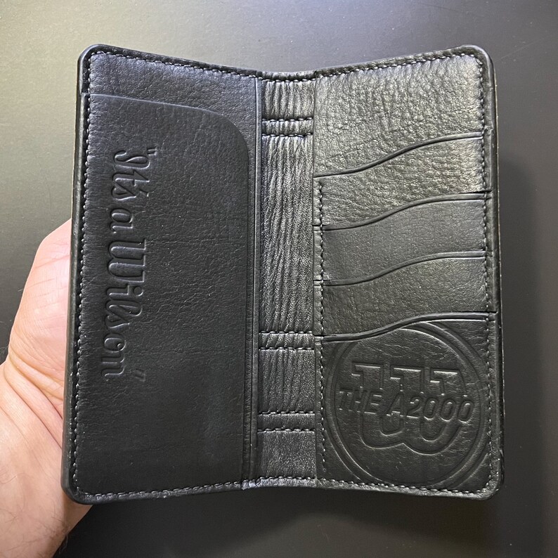 Vintage Wilson Boss Tall Roper Leather Baseball Glove Wallet - Etsy