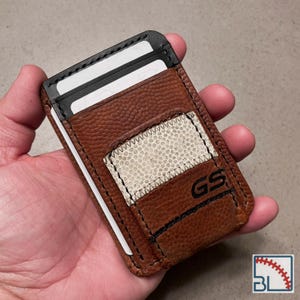 Wilson Leather Football Wallet / Card Holder & Money Clip - Etsy