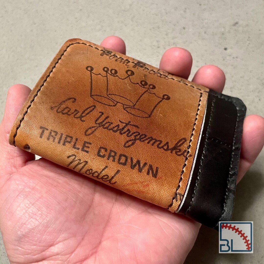 Spalding Carl Yastrzemski Leather Baseball Glove Wallet - Etsy