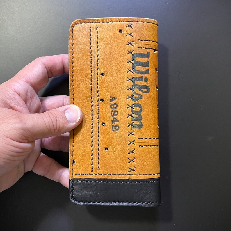 Vintage Wilson Boss Tall Roper Leather Baseball Glove Wallet - Etsy