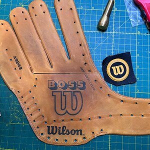 Vintage Wilson Boss Tall Roper Leather Baseball Glove Wallet - Etsy
