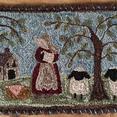 Farm Show Sheep Punch Needle Pattern PN509 Needlepunch - Etsy