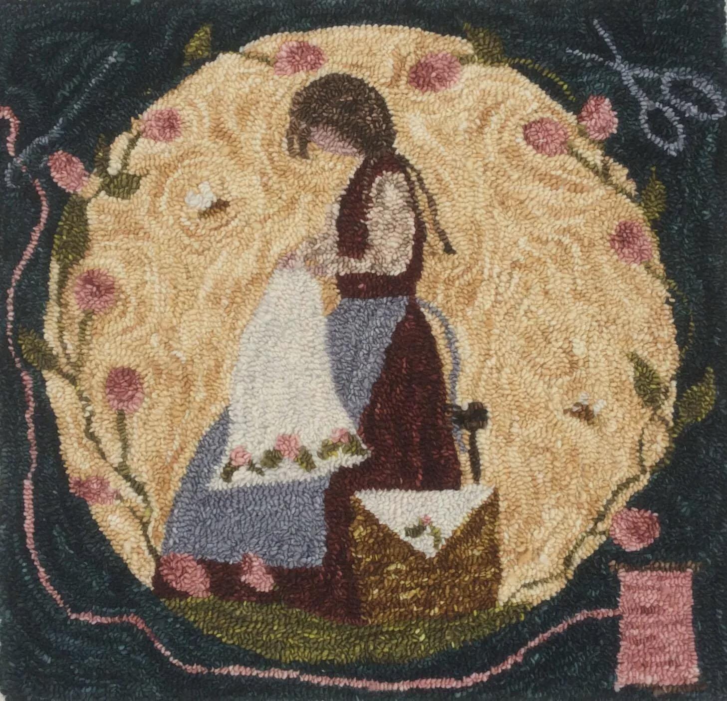 PDF Downloadable Pattern 'fancy Needlework' for Rug Hooking, Oxford ...