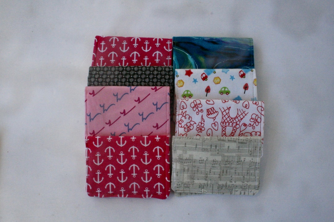 Fabric Business Card Holder: Fun Print Gift Card Case - Etsy