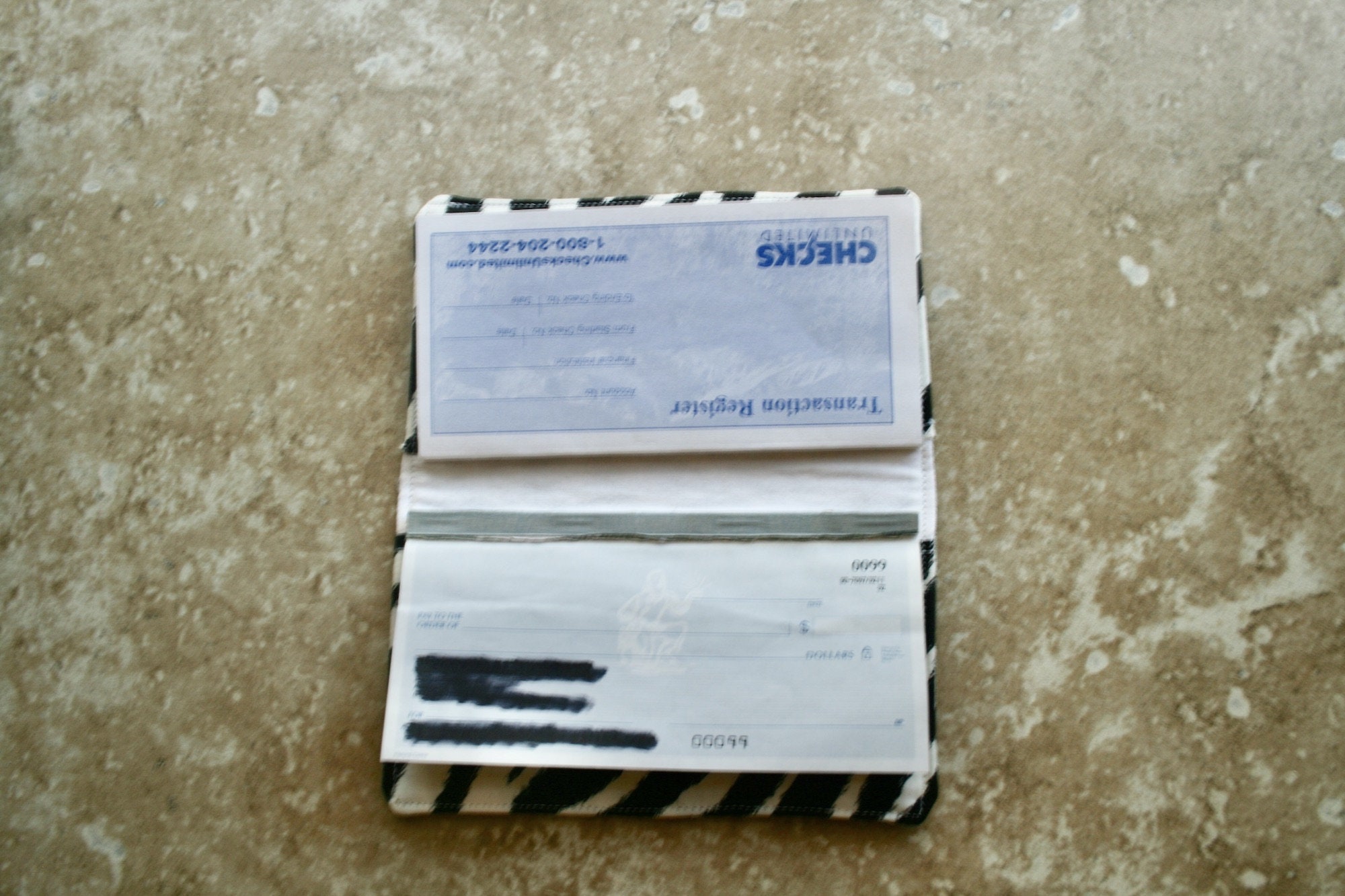 Zebra Print Fabric Checkbook Cover, Coupon Holder, - Etsy