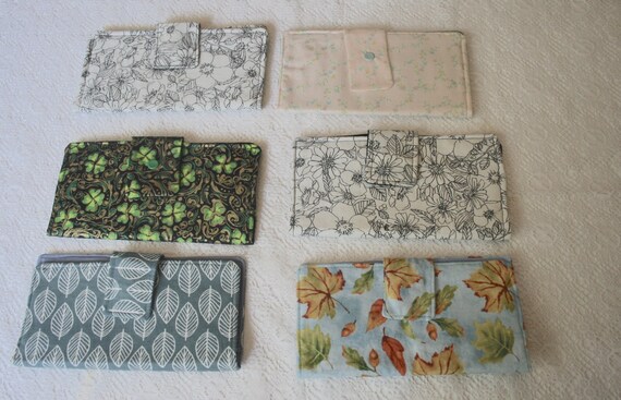 Women's Fabric Handmade Wallet in Floral Print Gift for | Etsy