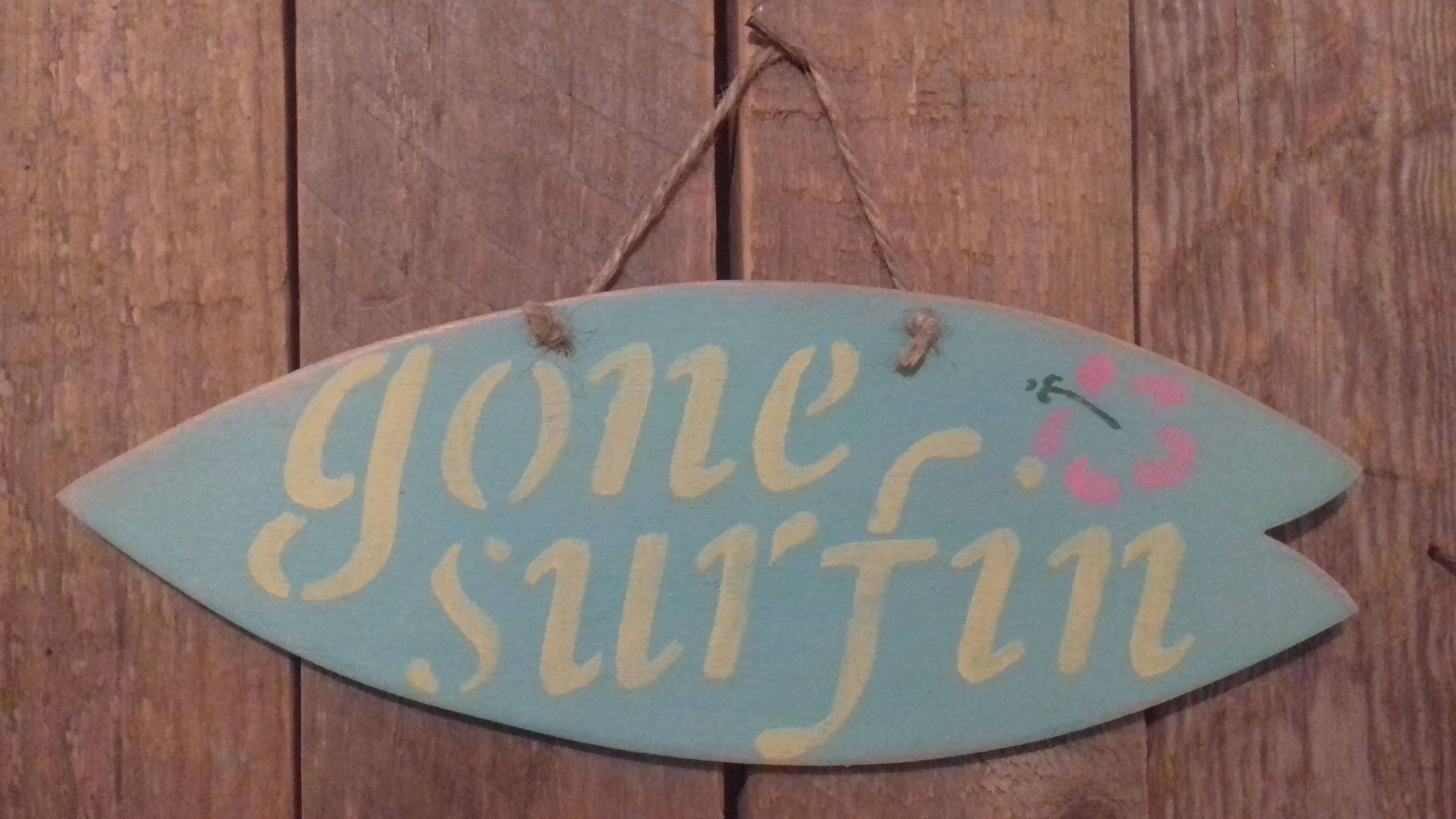 Gone Surfin Sign / Wall Hangings / Sign / Beach House Decor / - Etsy