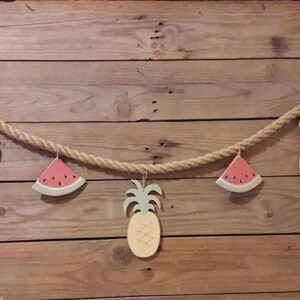 Watermelon and Pineapple Garland / Pineapple Bunting / Watermelon Wall ...