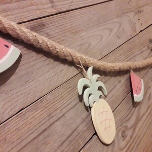 Watermelon and Pineapple Garland / Pineapple Bunting / Watermelon Wall ...