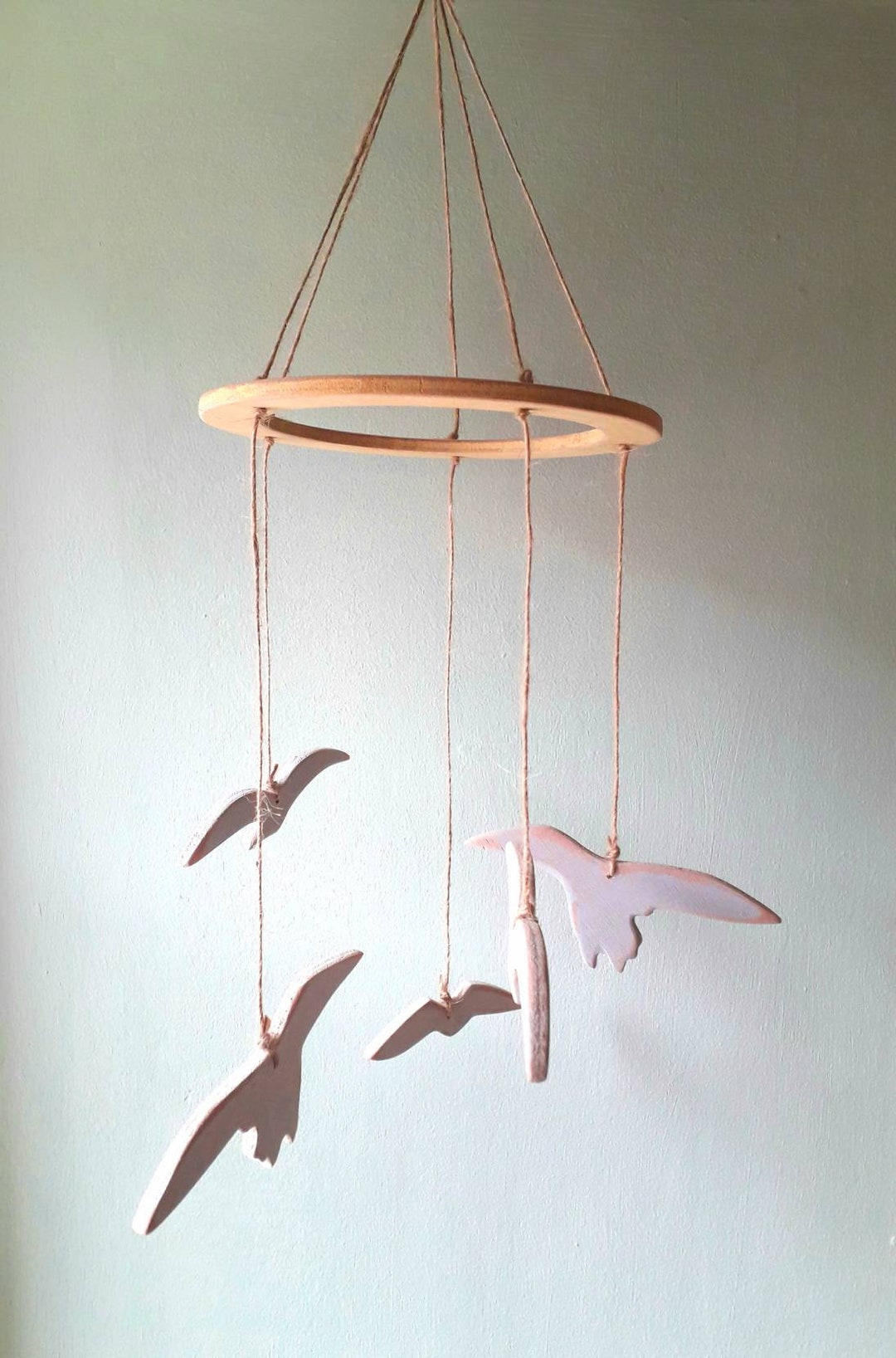 Nursery Mobile/ Seagull Moblie/ Nautical Decor/ Baby Shower/ Babies ...