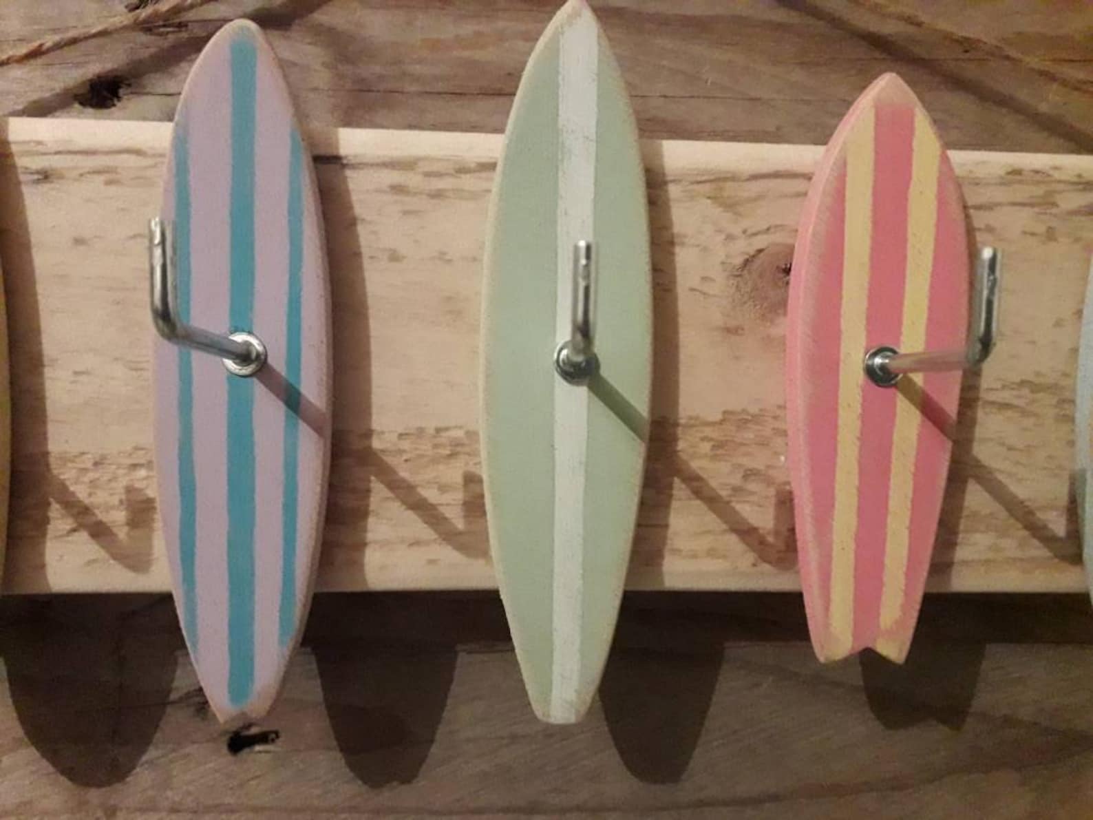 Surfboard Key Hooks/ Jewellery Hooks/ Jewelry Organizer/ - Etsy