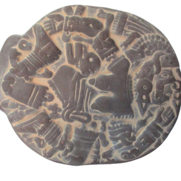Aztec Plaque Pottery - Etsy