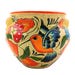 Talavera Pottery Planter Hand Painted Hummingbird Ceramic Flower Pot ...