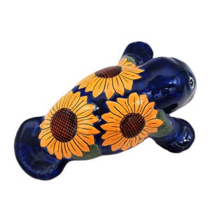 Talavera Pottery Manatee Sculpture Ceramic Sealife Animal Figure ...