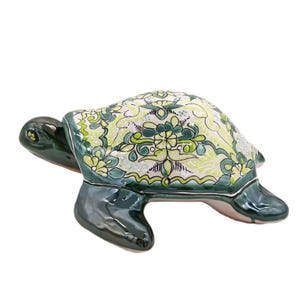 Talavera Pottery Sea Turtle Figure Ceramic Sealife Animal Patio Decor ...