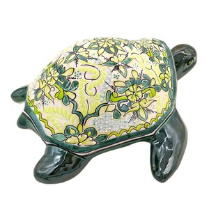 Talavera Pottery Sea Turtle Figure Ceramic Sealife Animal Patio Decor ...
