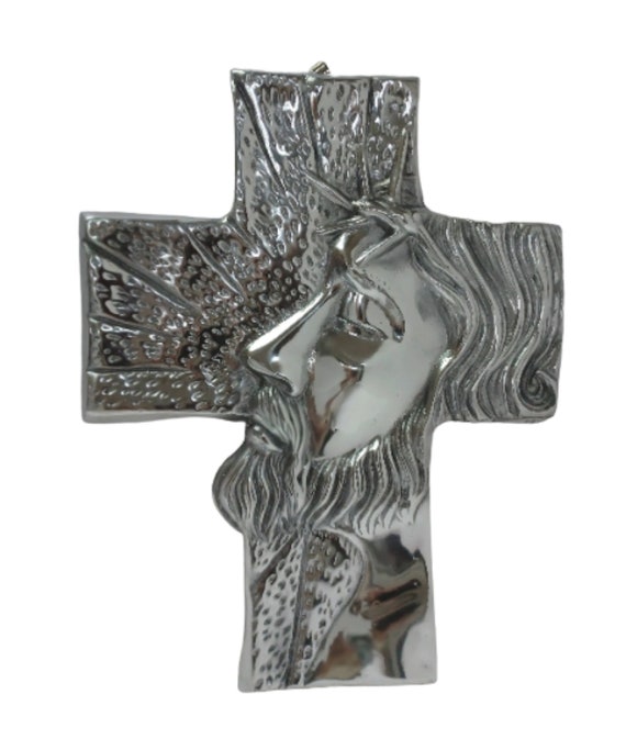 Large Silver Wall Cross