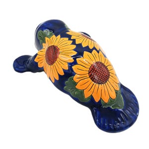 Talavera Pottery Manatee Sculpture Ceramic Sealife Animal Figure ...