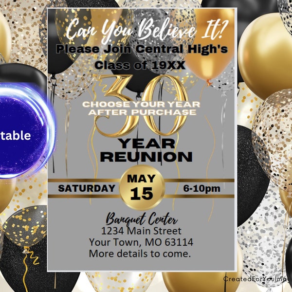 Class Reunion - Etsy