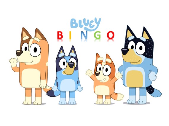 Bluey BINGO Game, Bluey Birthday Party Games - brentwooddental.com