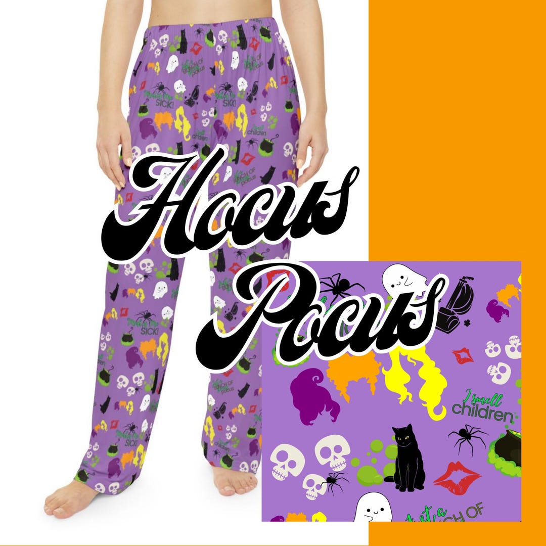 Hocus Pocus Halloween Pajama Pants, Sorority Gifts, Women's Pajama ...