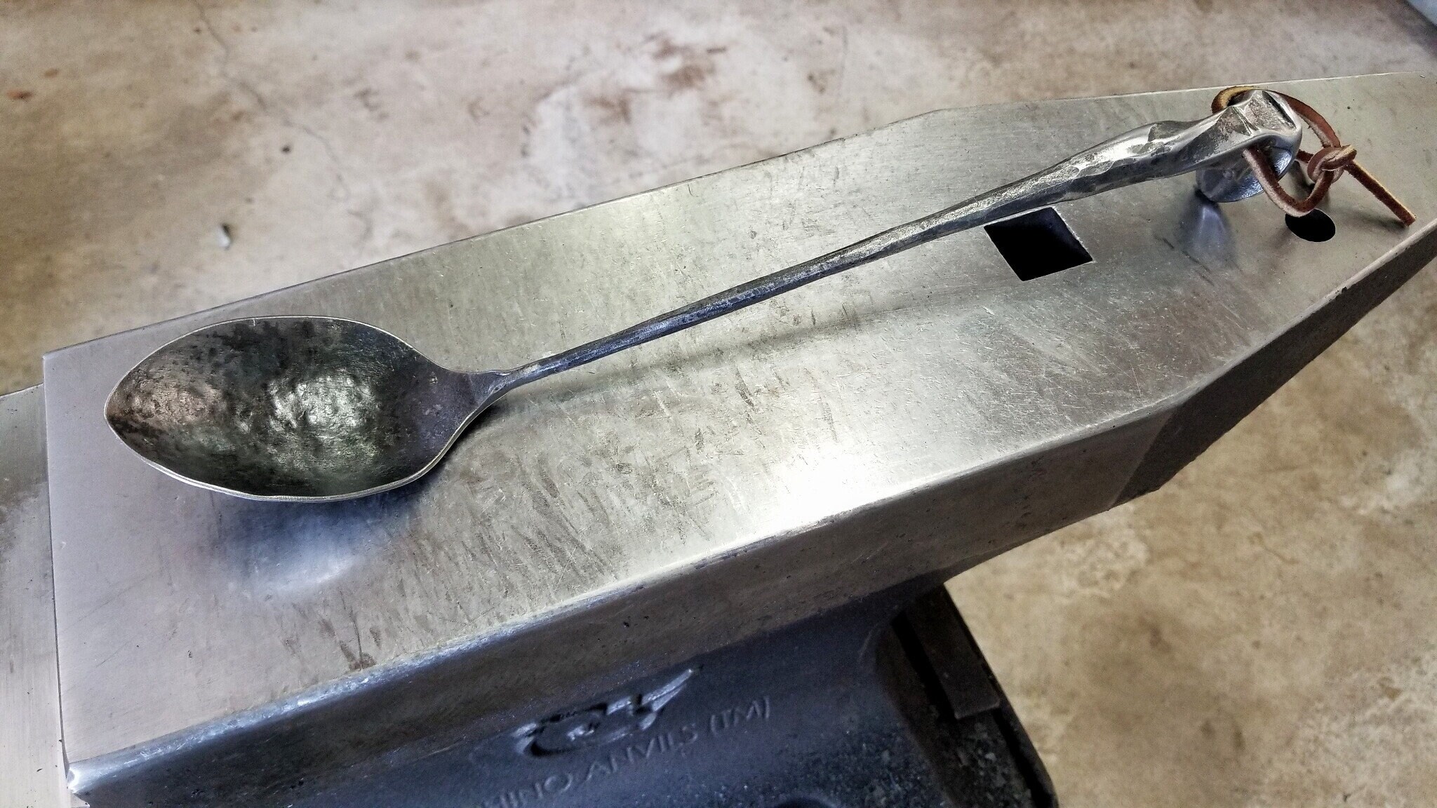 Forged RR Spike BBQ Spoon Solid One Piece Construction | Etsy