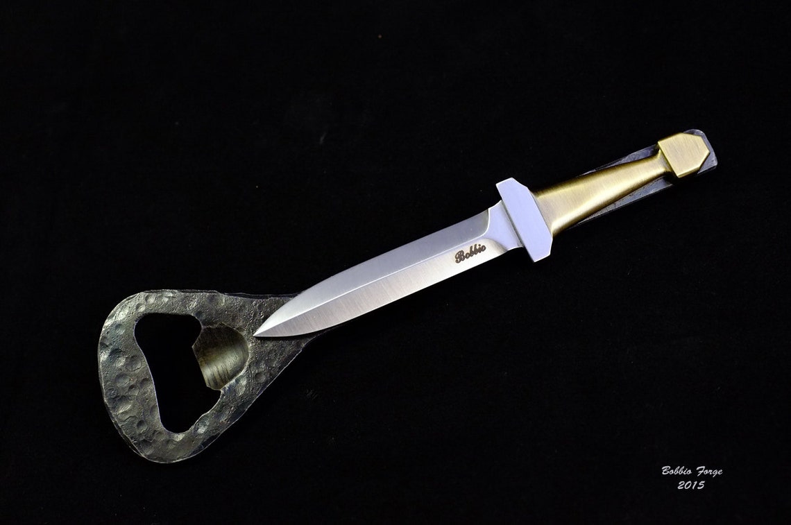 Forged Sword Dagger Bottle Opener | Etsy