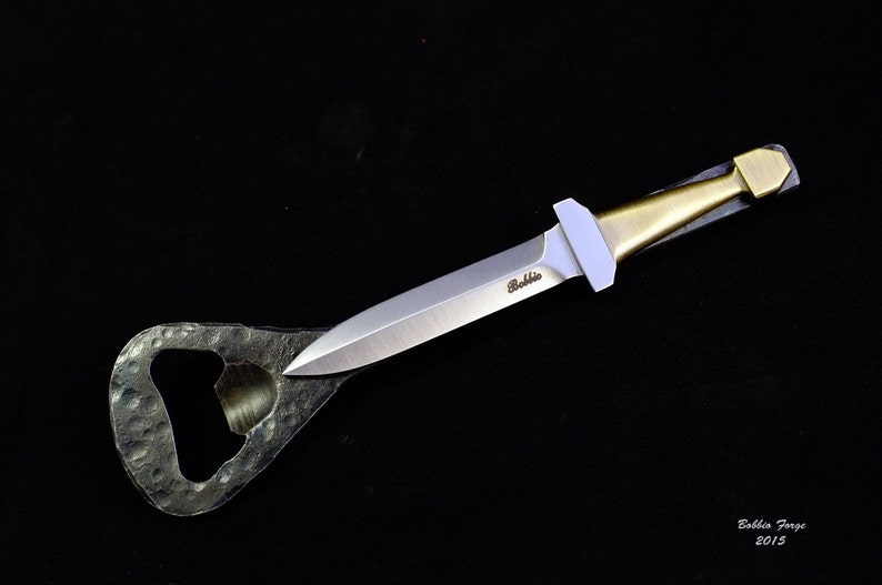 Forged Sword Dagger Bottle Opener - Etsy