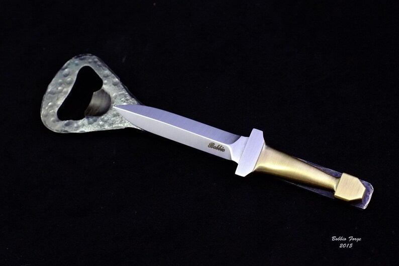 Forged Sword Dagger Bottle Opener - Etsy