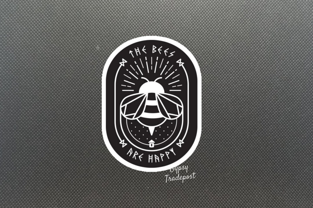 Valheim Stickers: the Bees Are Happy | Water Bottle Sticker ...