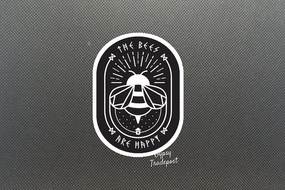 Valheim Stickers: the Bees Are Happy Water Bottle Sticker - Etsy
