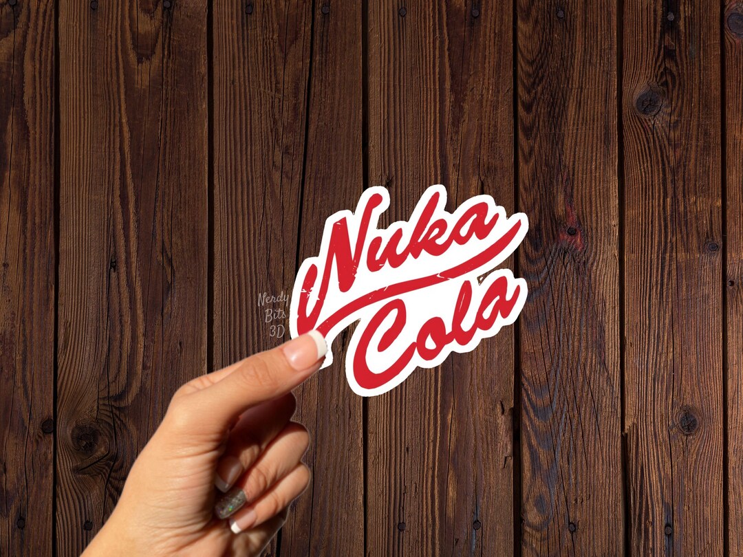 Gamer Stickers: Nuka Cola Logo | Water Bottle Sticker | Waterproof ...