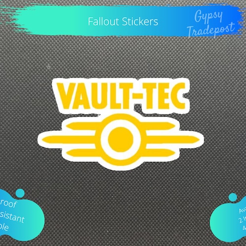 Fallout Vault-tec Vinyl Decal Logo - Etsy