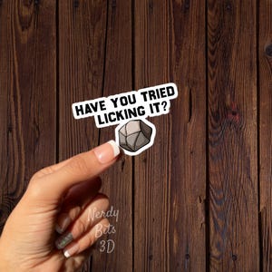 Have You Tried Licking It— Aesthetic Rockhounding Sticker | Waterproof ...