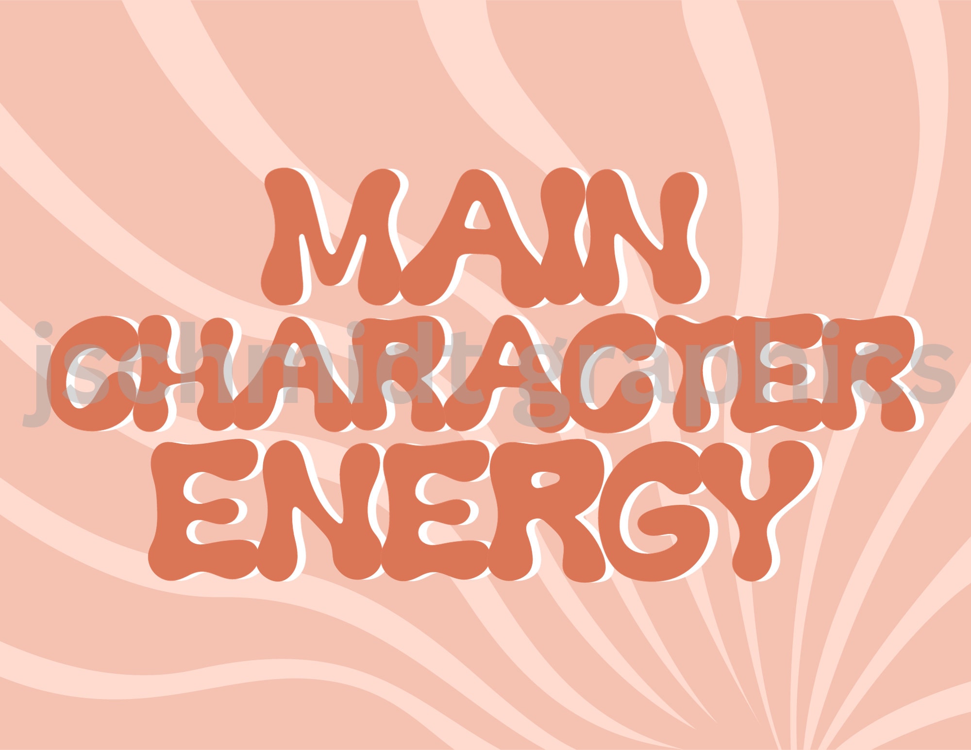 DIGITAL DOWNLOAD Main Character Energy - Etsy