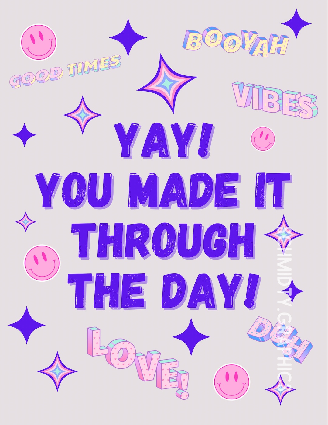DIGITAL DOWNLOAD You Made It Through the Day - Etsy