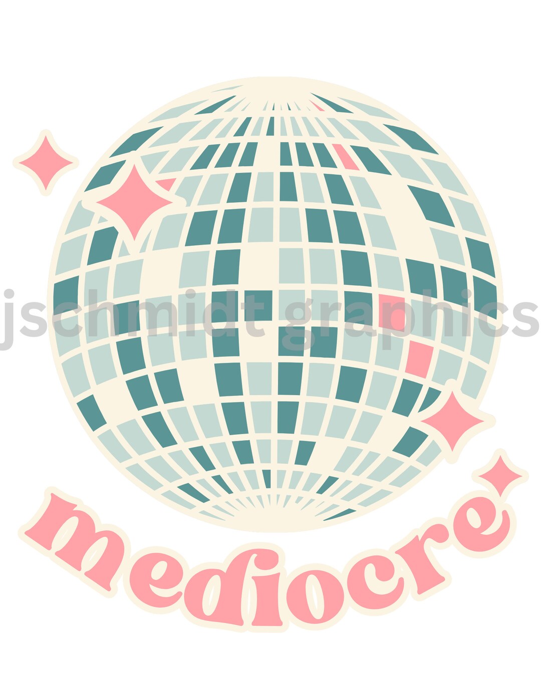 DIGITAL DOWNLOAD - Mediocre Disco, White - Etsy