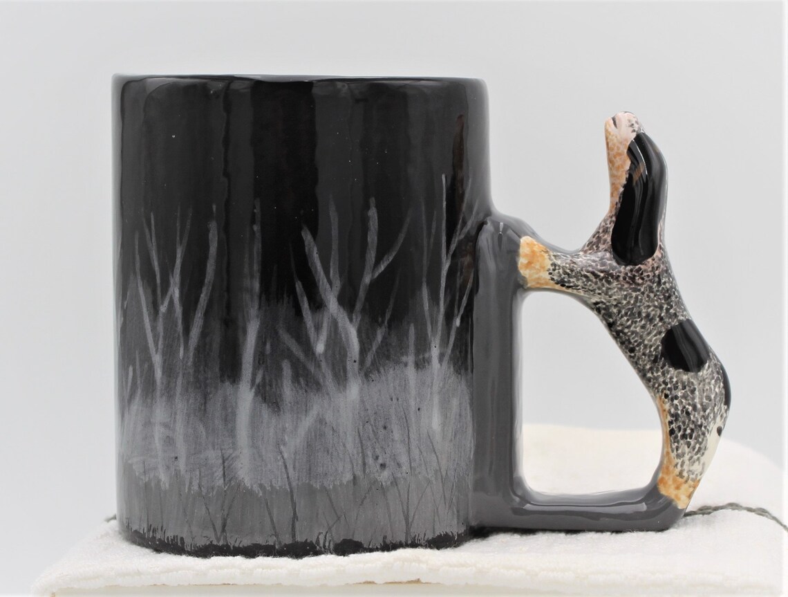 Bluetick Coonhound Mug Dog Handle Cup Coon Dog Lover Gift - Etsy