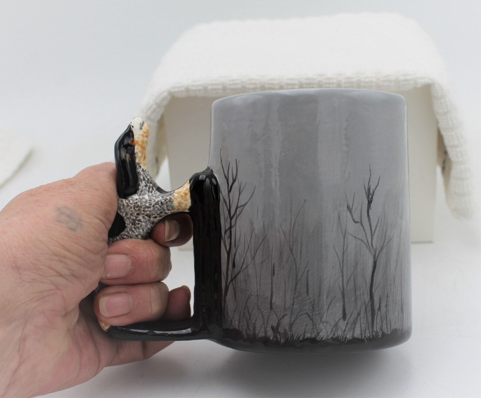 Bluetick Coonhound Mug Dog Handle Cup Coon Dog Lover Gift - Etsy